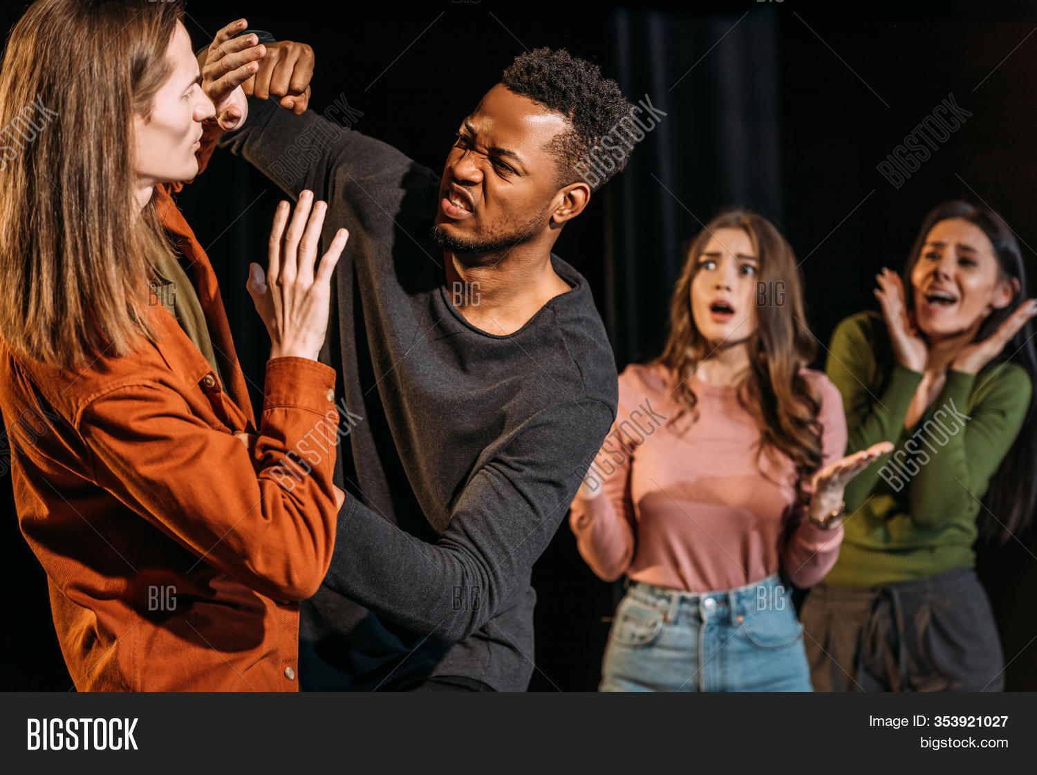 Frightened Actresses Image & Photo (Free Trial) | Bigstock