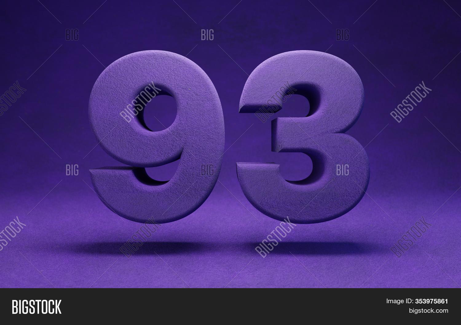 Violet Velvet Number Image & Photo (Free Trial) | Bigstock
