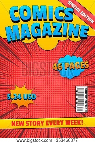 Comics Magazine Vector & Photo (Free Trial) | Bigstock