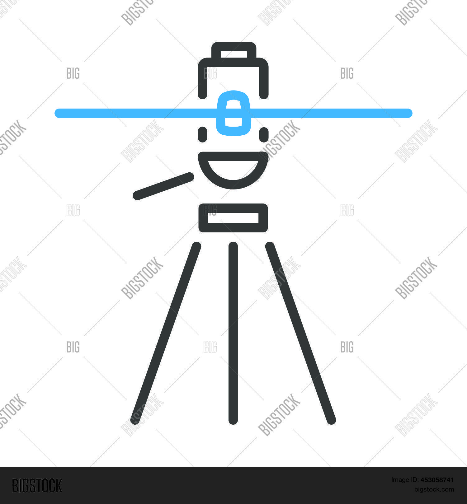 Laser Level Tool Icon Vector & Photo (Free Trial) | Bigstock