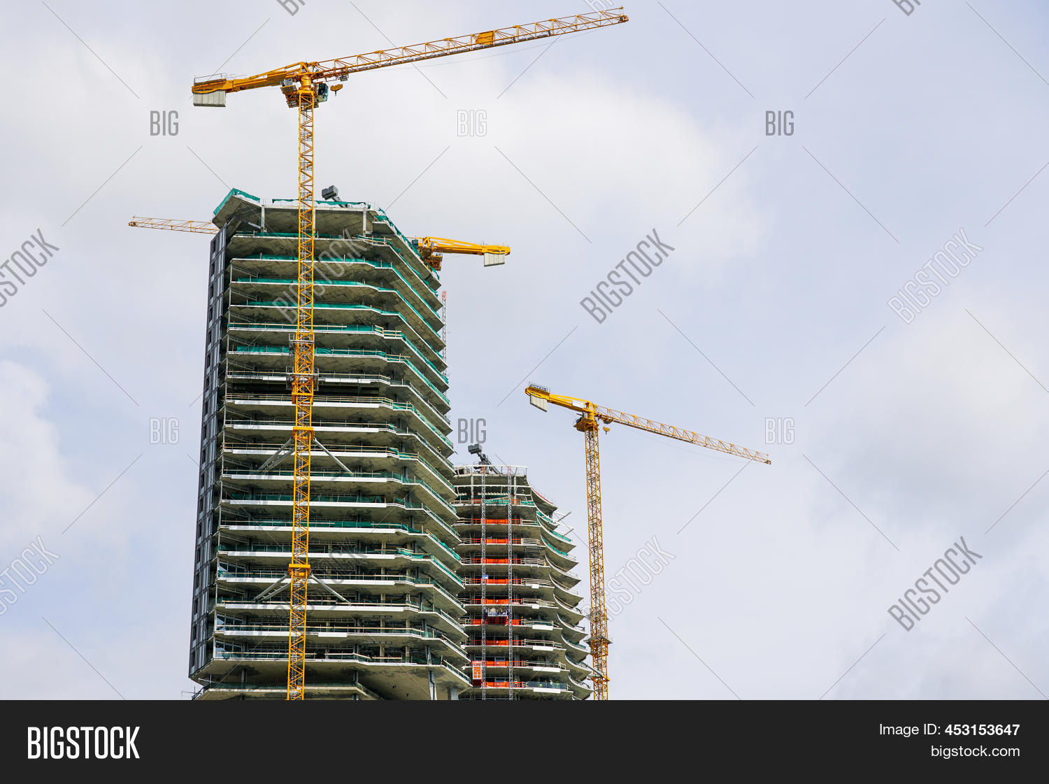 Three Yellow Tower Image & Photo (Free Trial) | Bigstock