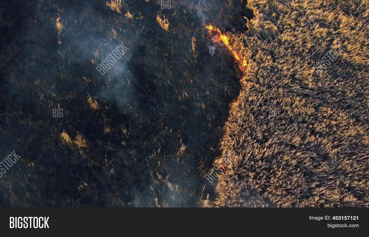 Aerial View Fire Image & Photo (Free Trial) | Bigstock