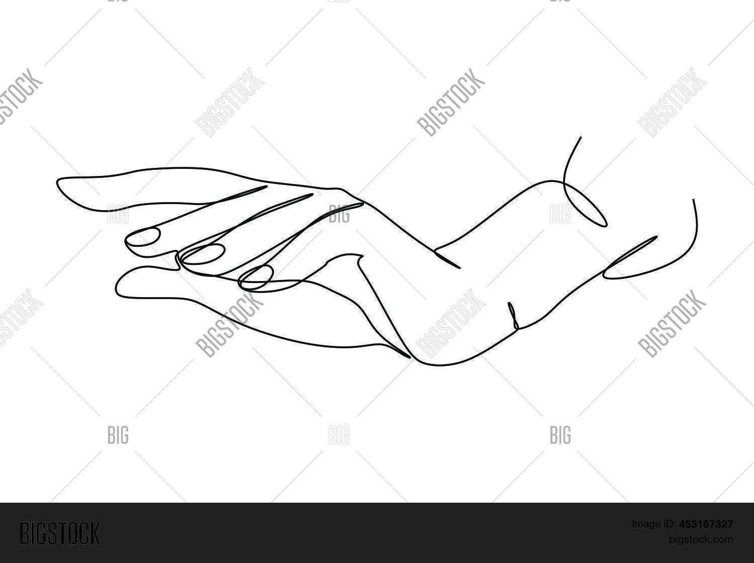 Continuous Line Vector & Photo (Free Trial) | Bigstock