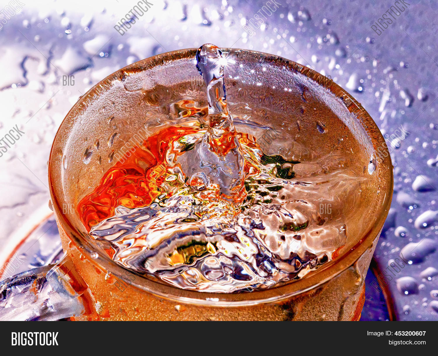 Drop Colored Water Image & Photo (Free Trial) | Bigstock