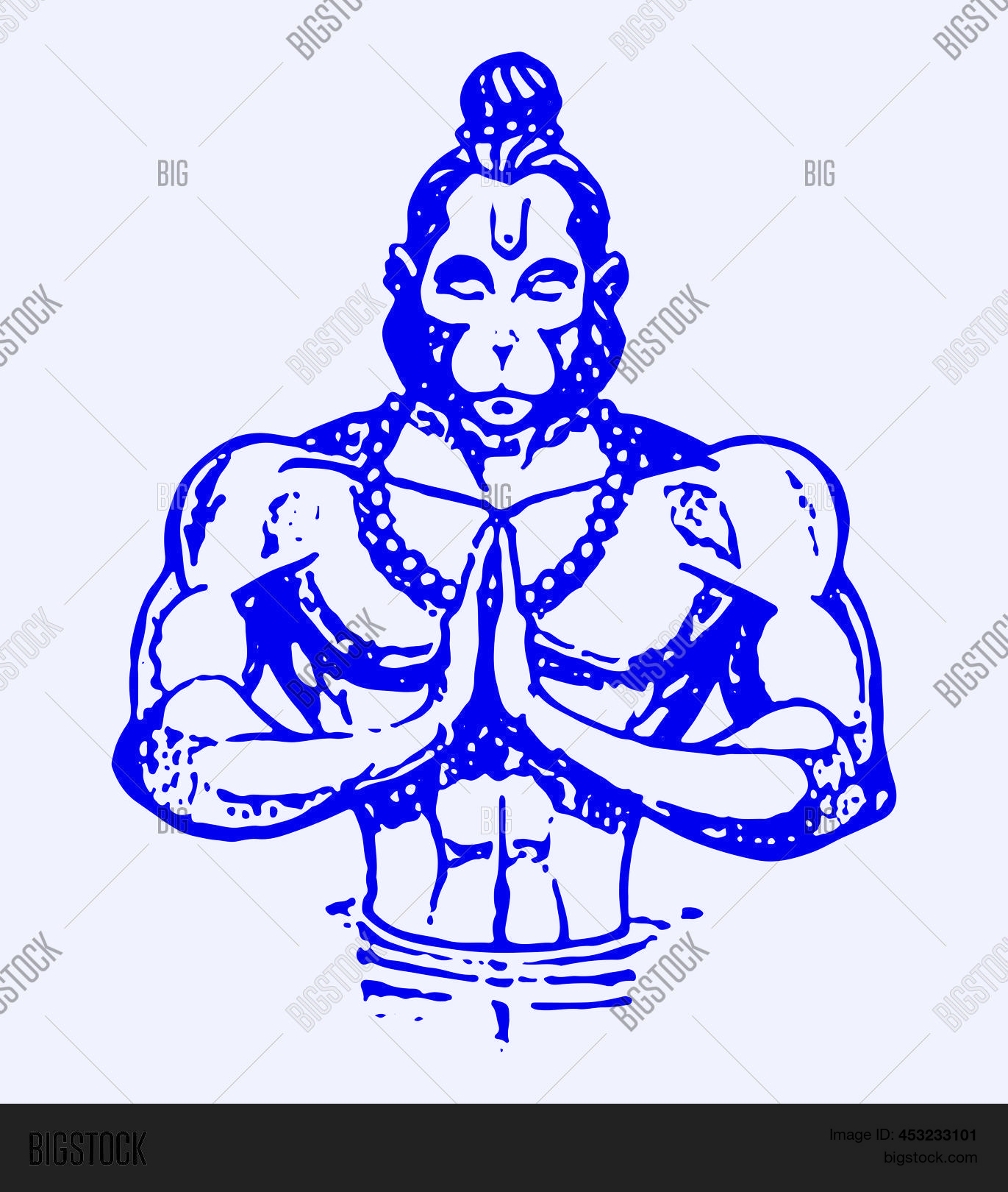 Sketch Hindu God Lord Vector & Photo (Free Trial) | Bigstock