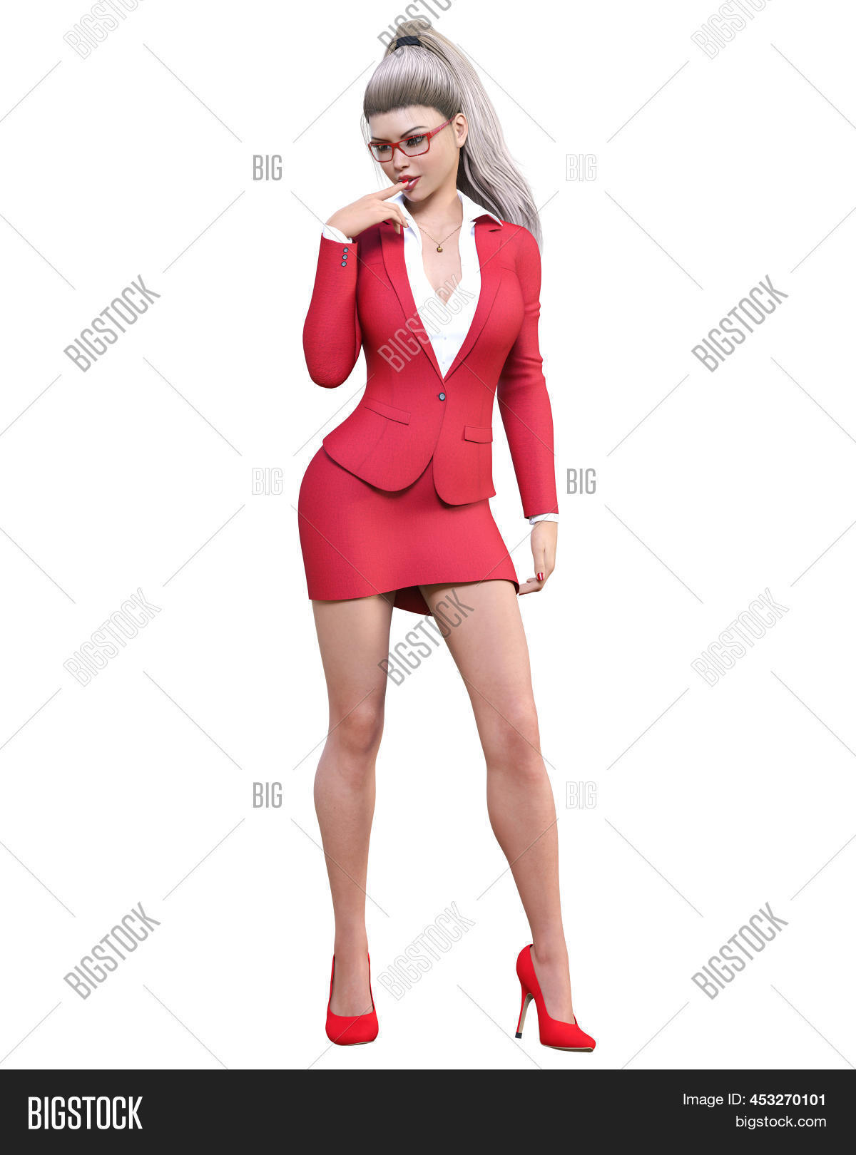 Sexy Secretary Mini Image And Photo Free Trial Bigstock 9356