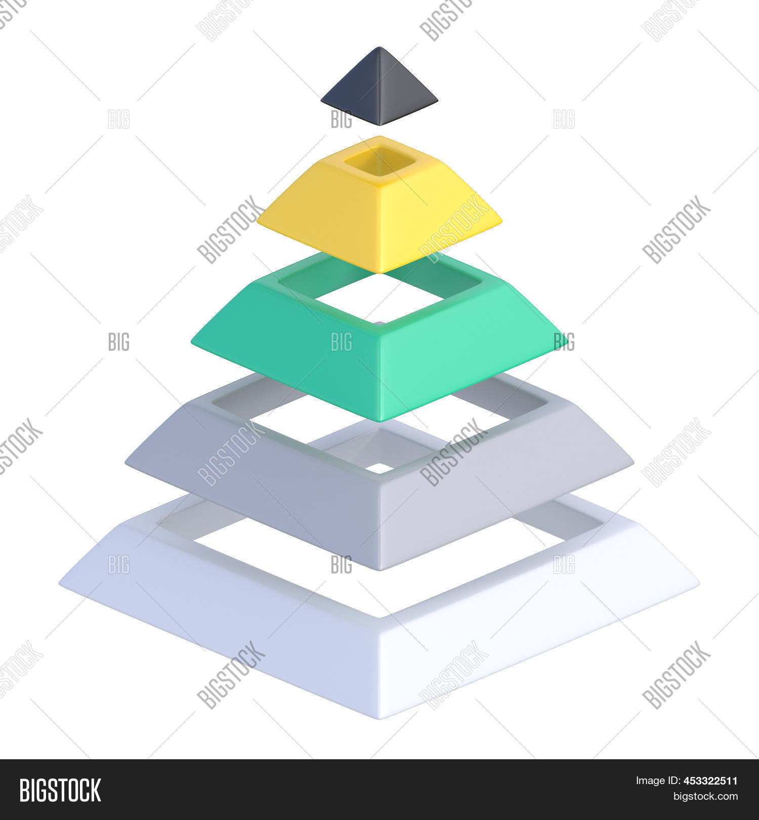 Color Layered Pyramid Image & Photo (Free Trial) | Bigstock