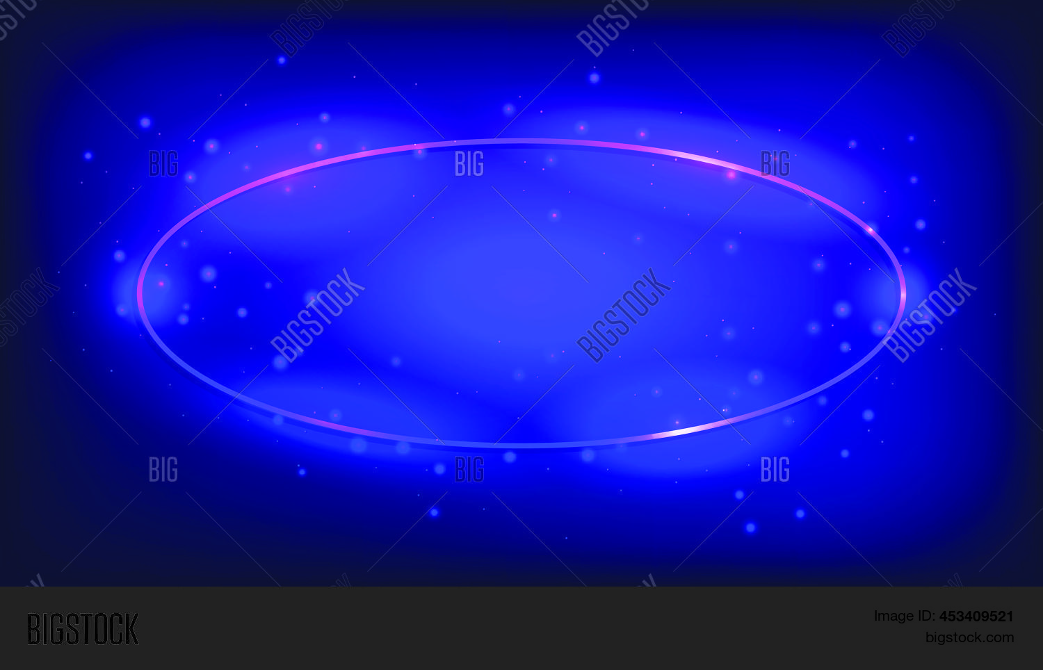 Neon Oval Frame Vector & Photo (Free Trial) | Bigstock