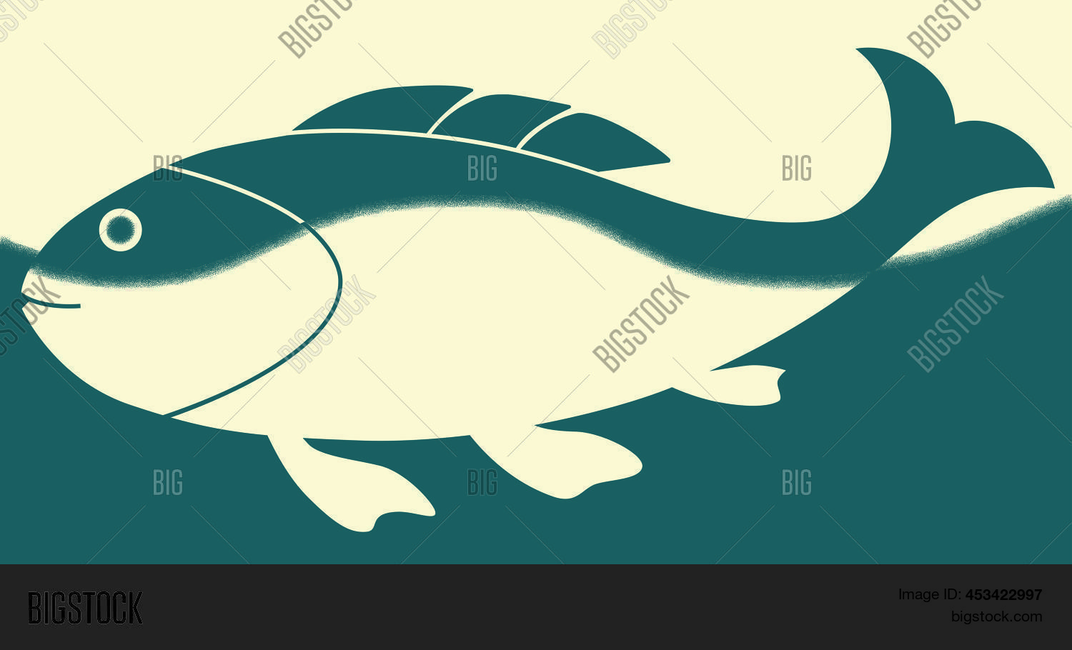 Simple Drawing Fish Vector & Photo (Free Trial) | Bigstock