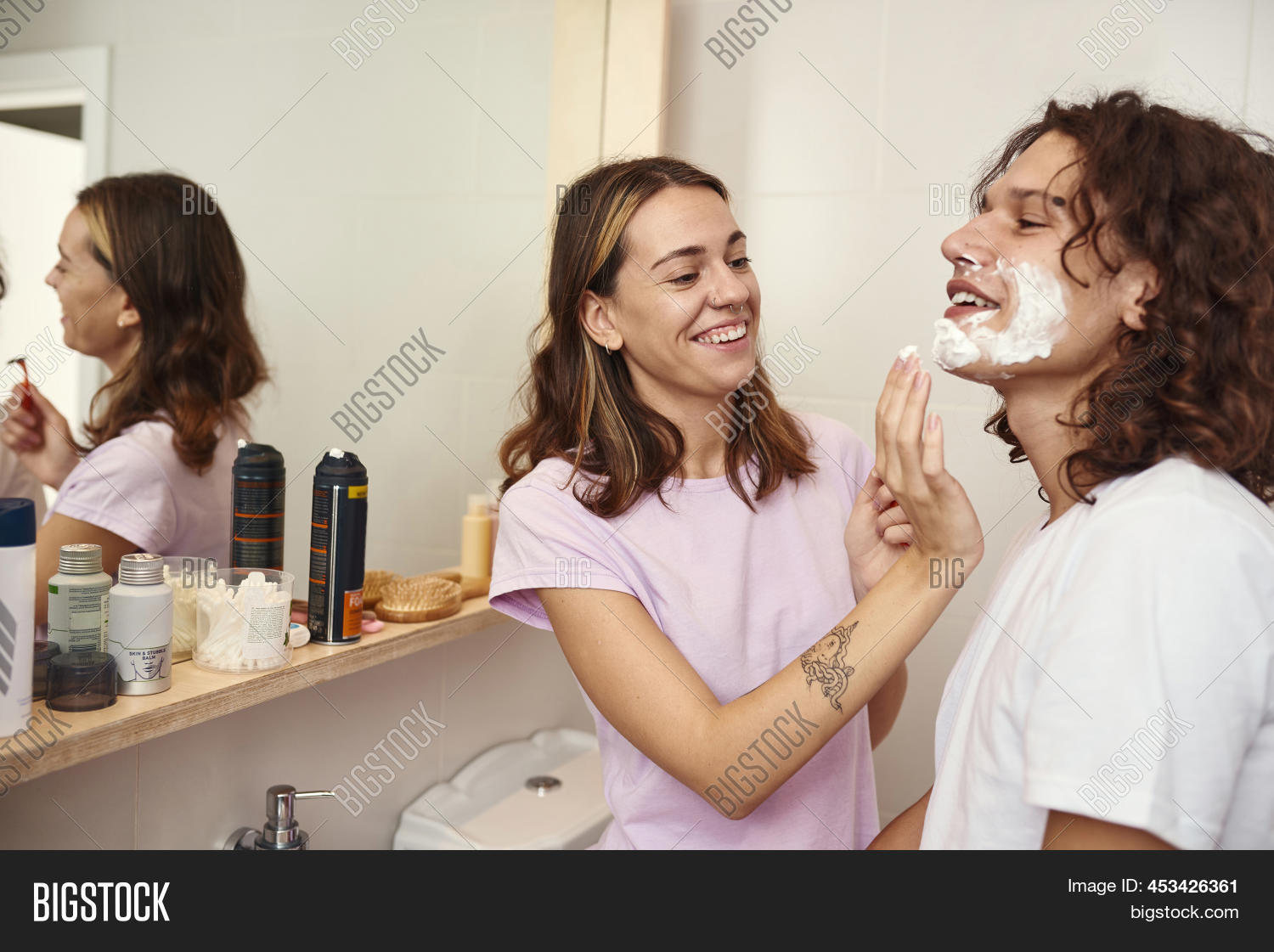 Caring Girl Smearing Image & Photo (Free Trial) | Bigstock