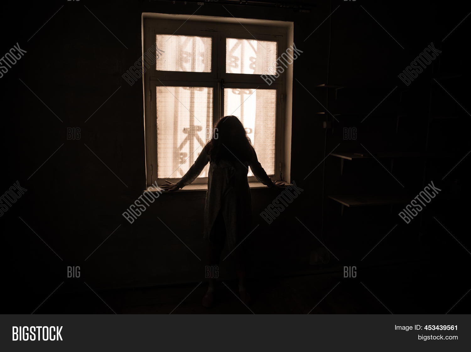 Horror Woman Window Image & Photo (Free Trial) | Bigstock