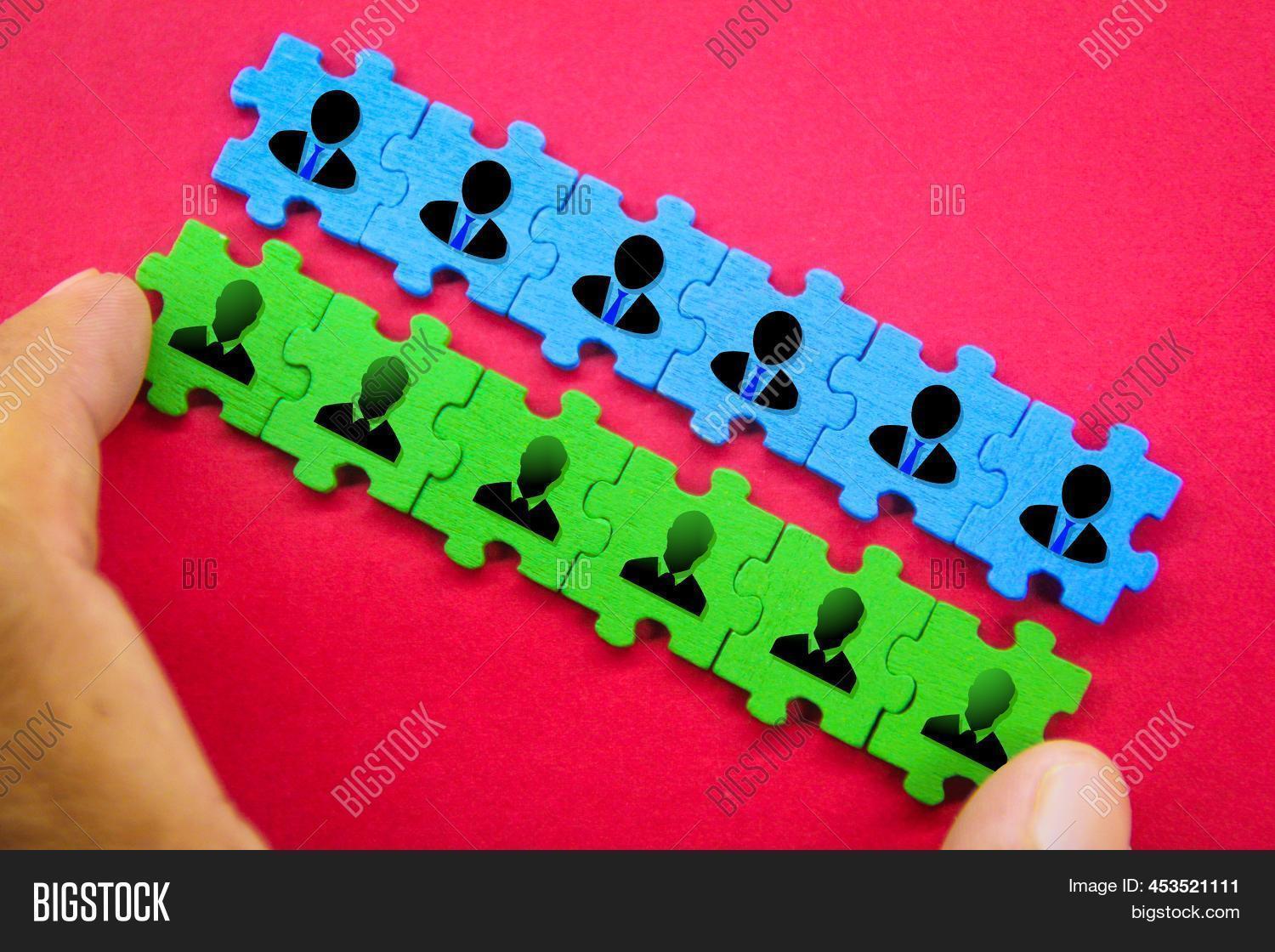 Puzzles Group Group Image & Photo (Free Trial) | Bigstock