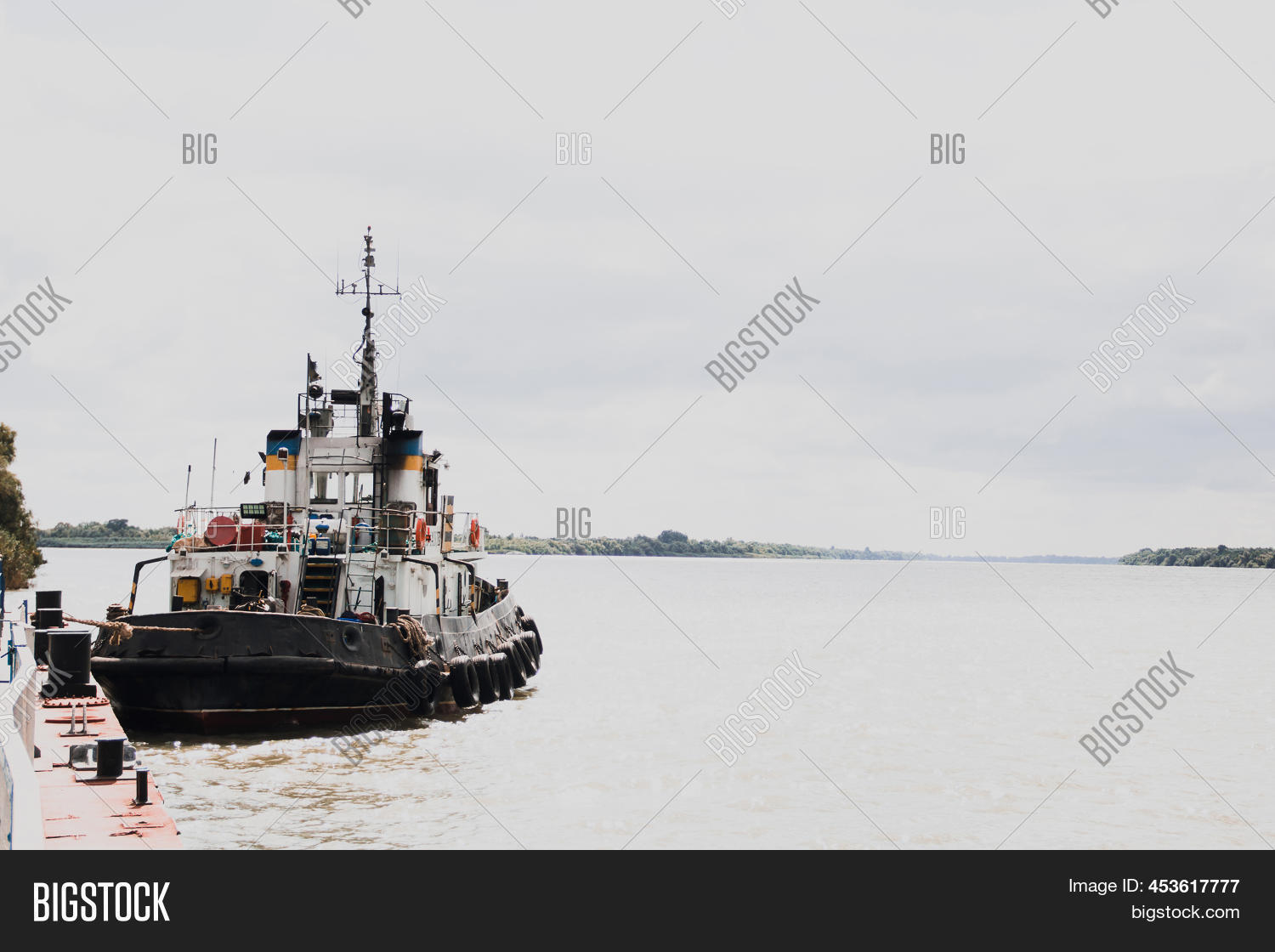 Big Old Ship On Pier. Image & Photo (Free Trial) | Bigstock