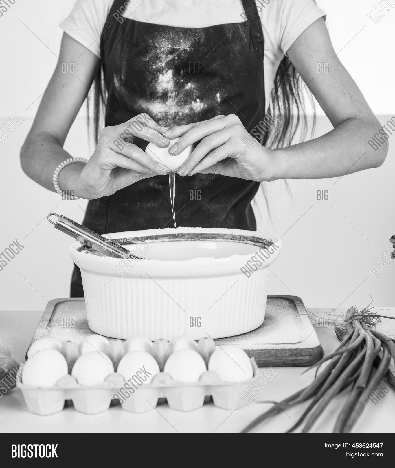 Kid Chef Cooking Eggs Image & Photo (Free Trial) | Bigstock