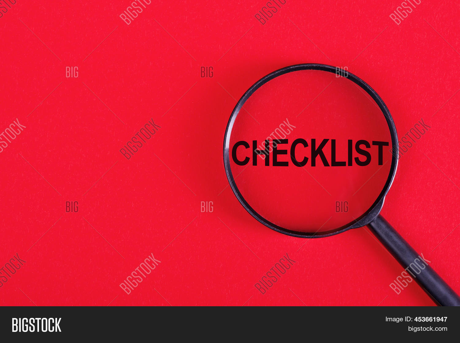 Word Checklist Written Image & Photo (Free Trial) | Bigstock