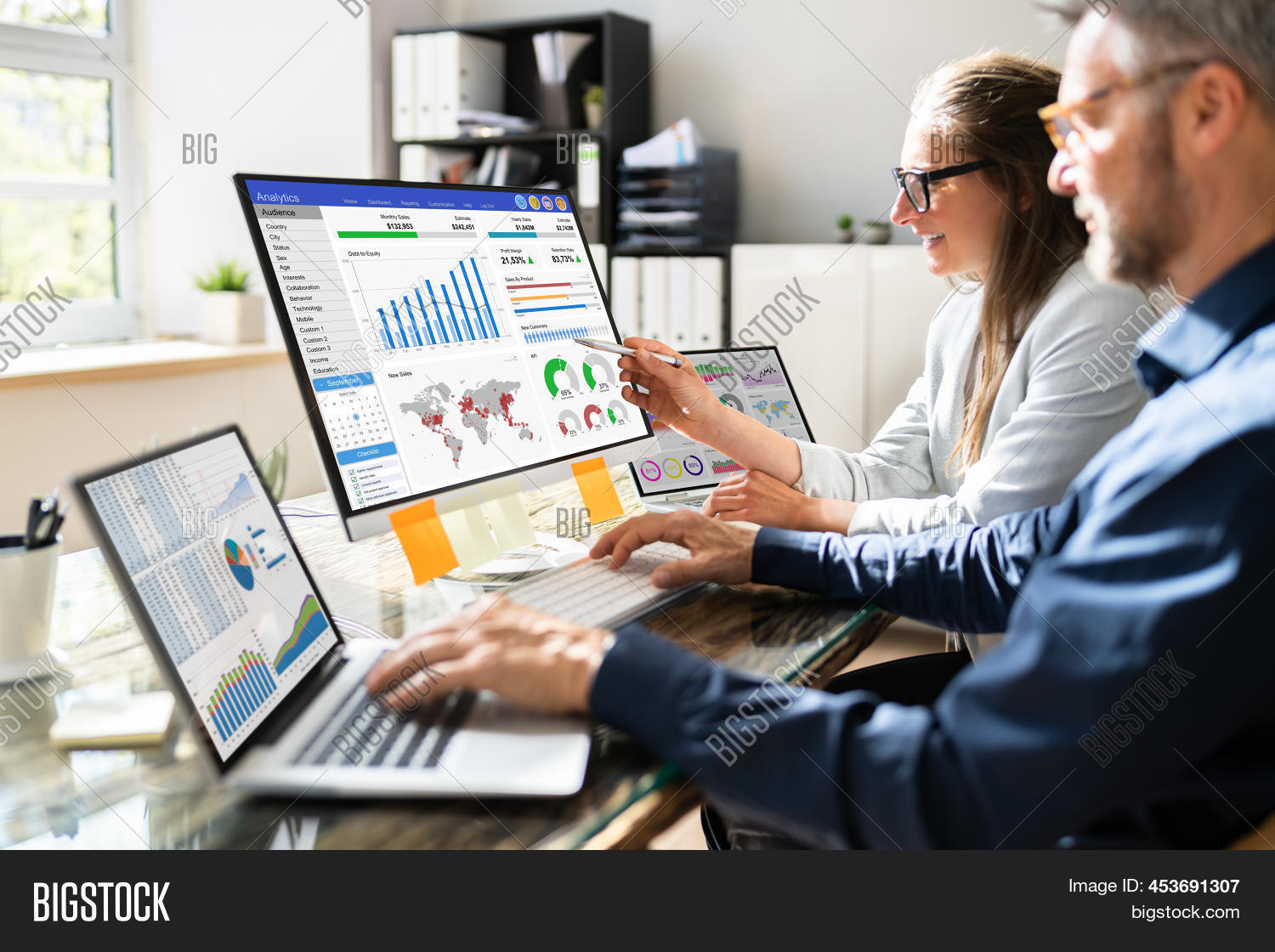 Data Analyst Using Image & Photo (Free Trial) | Bigstock