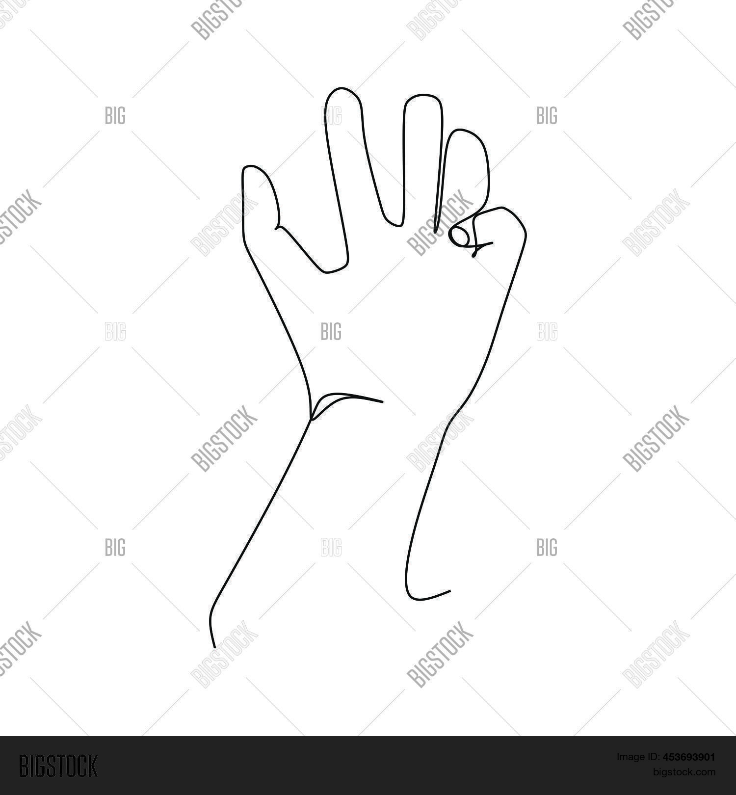 Hand Gesture Language Vector & Photo (Free Trial) | Bigstock