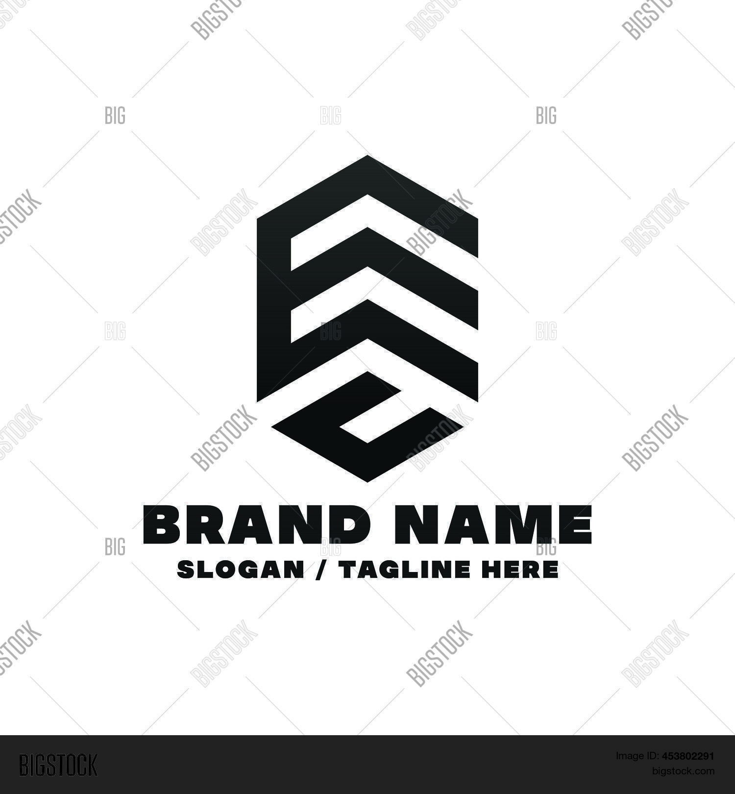 Letter Ec Logo Design Vector & Photo (Free Trial) | Bigstock