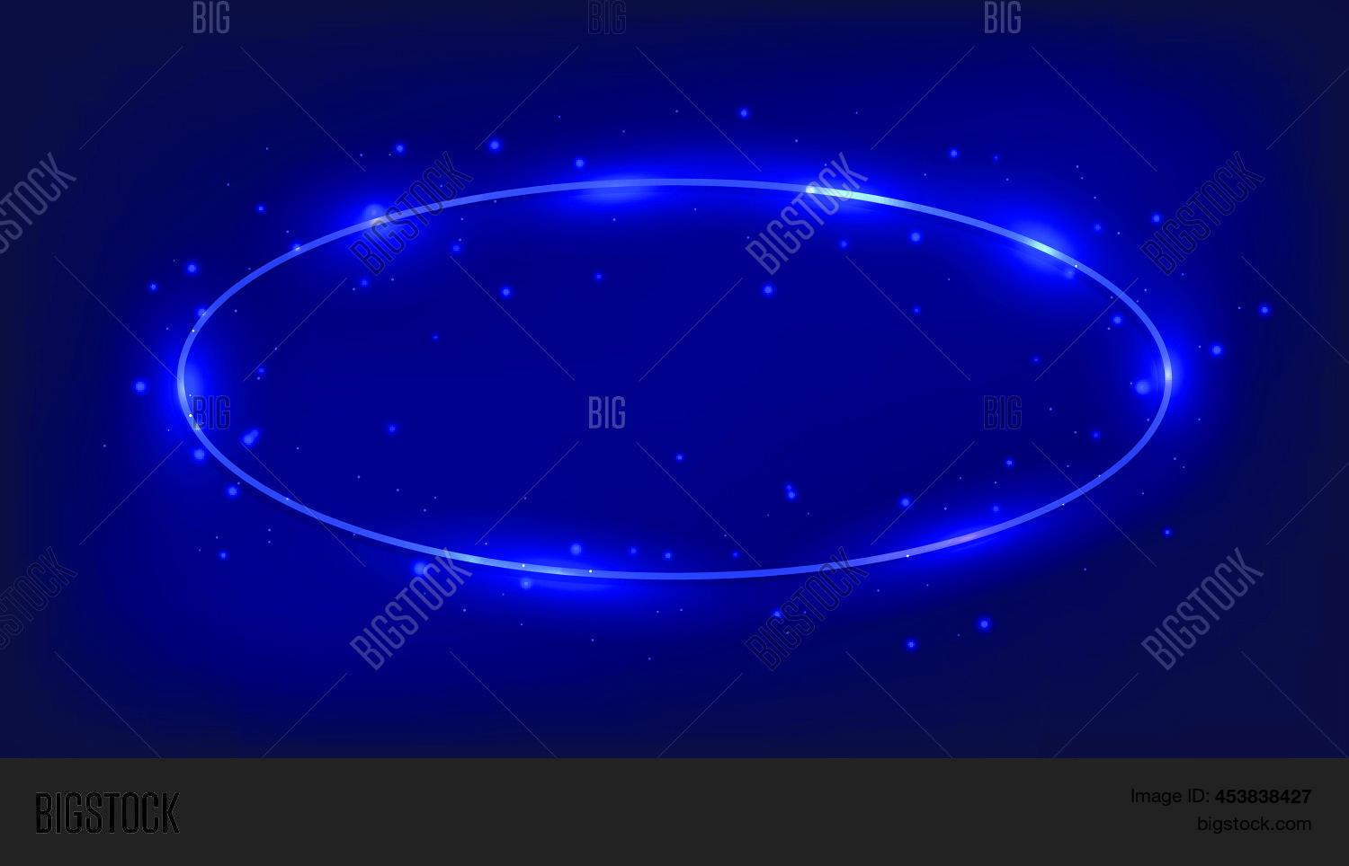 Neon Oval Frame Vector & Photo (Free Trial) | Bigstock