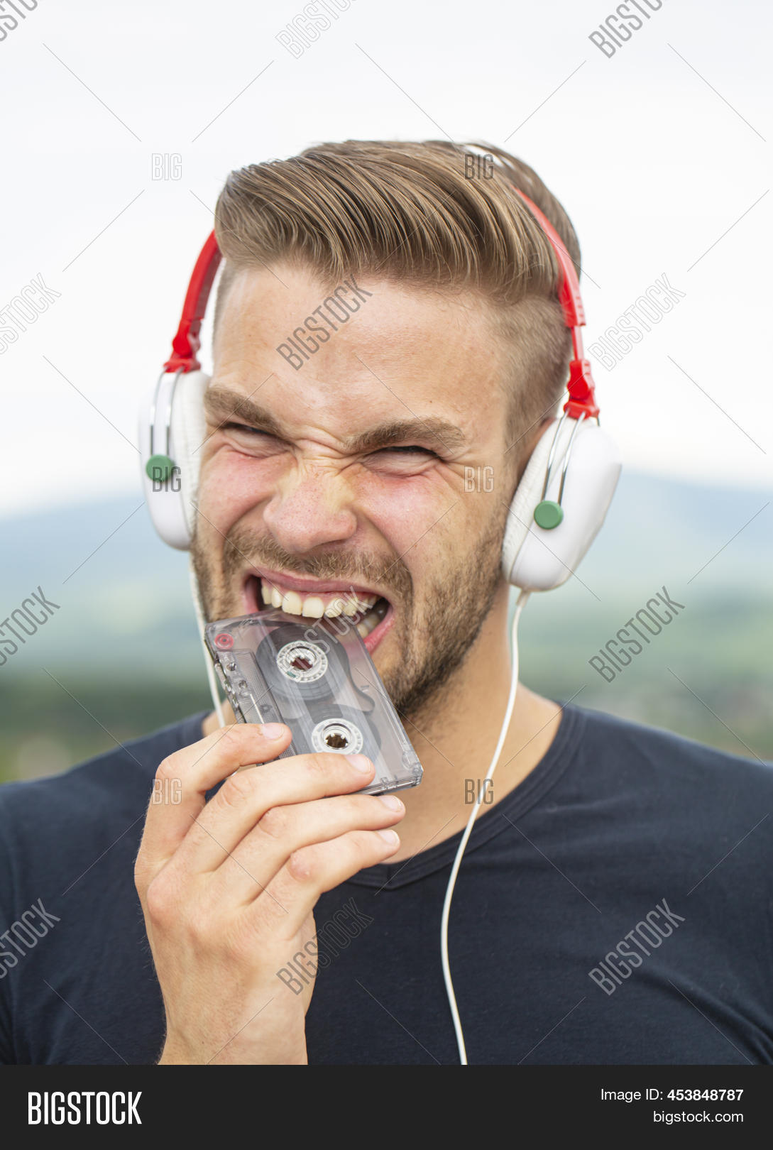 Excited Man Listening Image & Photo (Free Trial) | Bigstock
