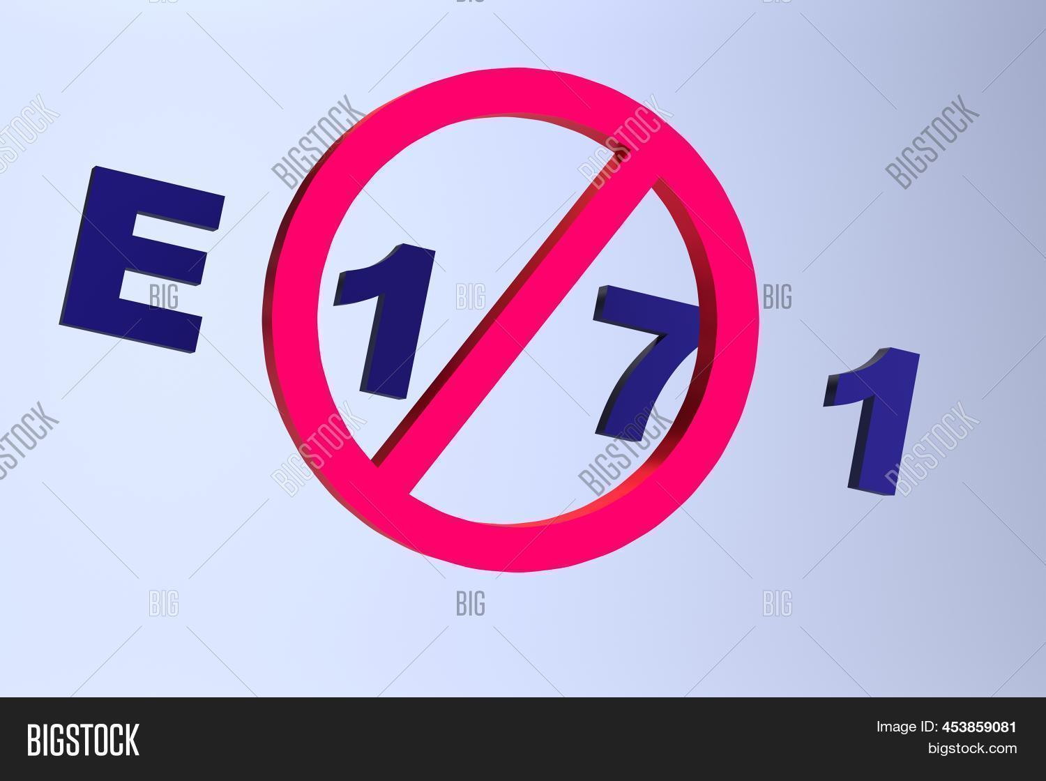 Food Additive E171. Image & Photo (Free Trial) | Bigstock