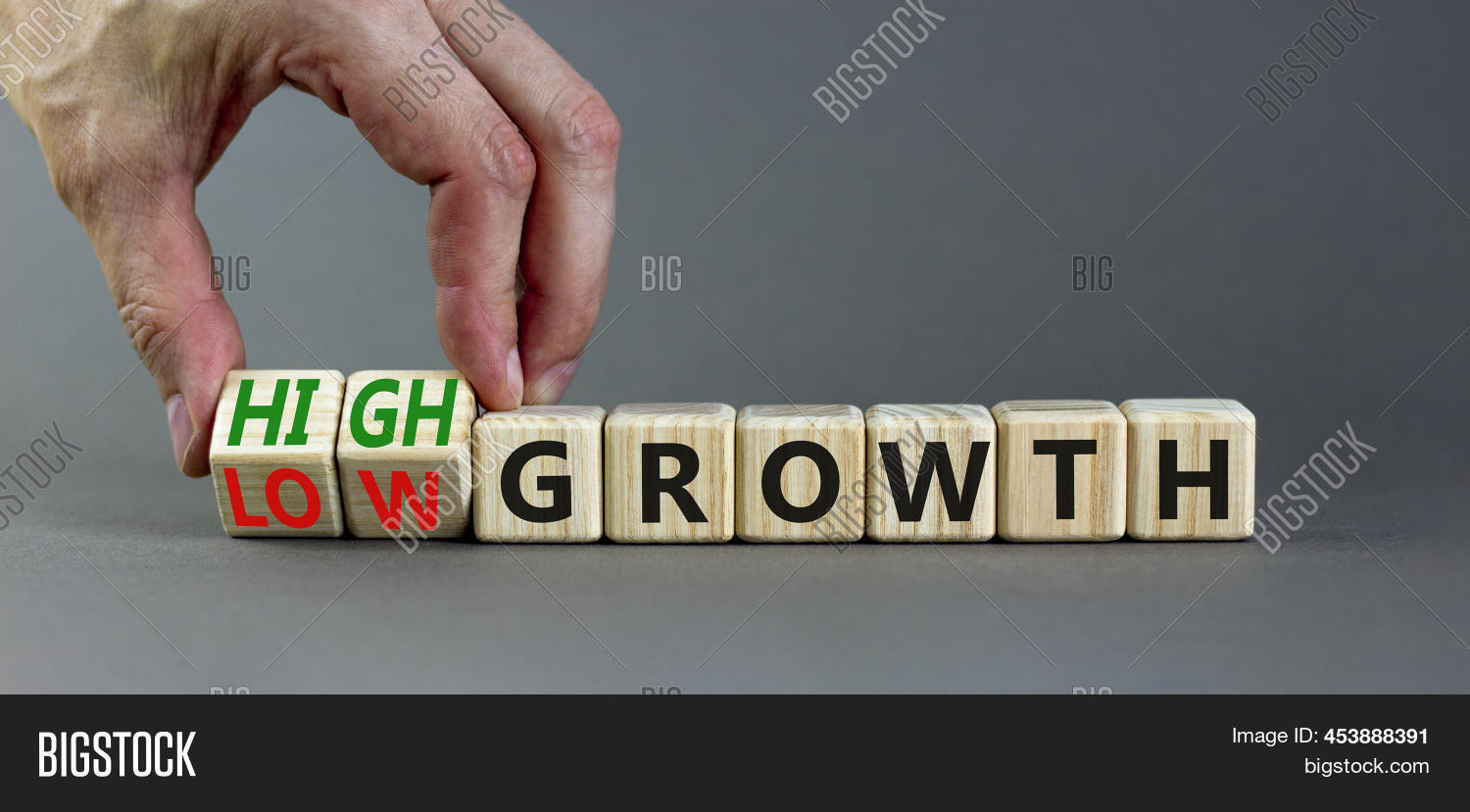 High Low Growth Symbol Image & Photo (Free Trial) | Bigstock