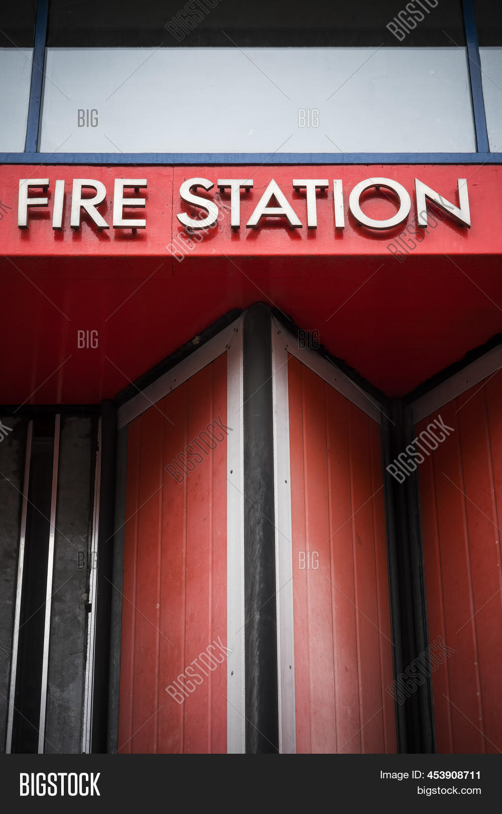 Fire Station Sign Image & Photo (Free Trial) | Bigstock