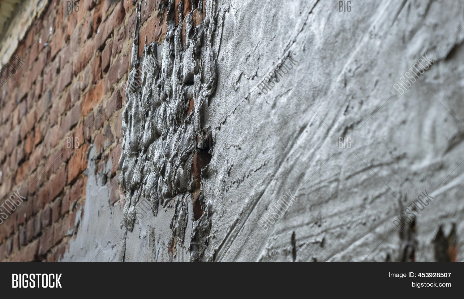 Plastering Cement Wall Image & Photo (Free Trial) | Bigstock