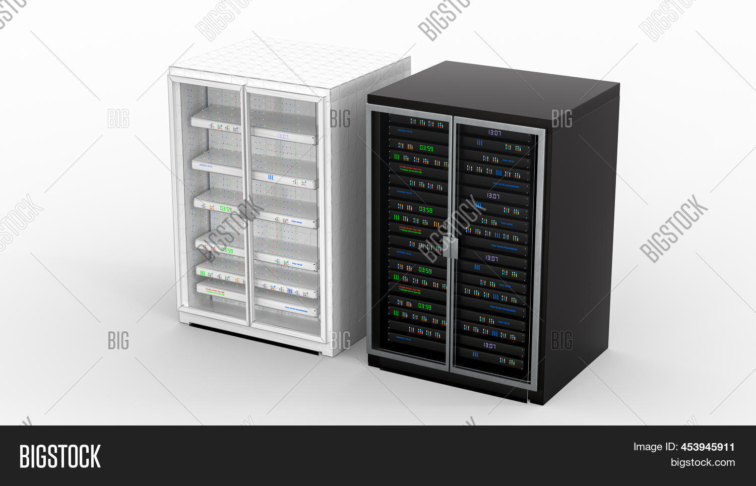 Modern Server Rack. Image & Photo (Free Trial) | Bigstock