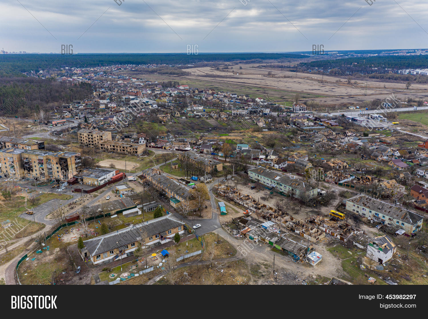 Aerial View Destroyed Image & Photo (Free Trial) | Bigstock