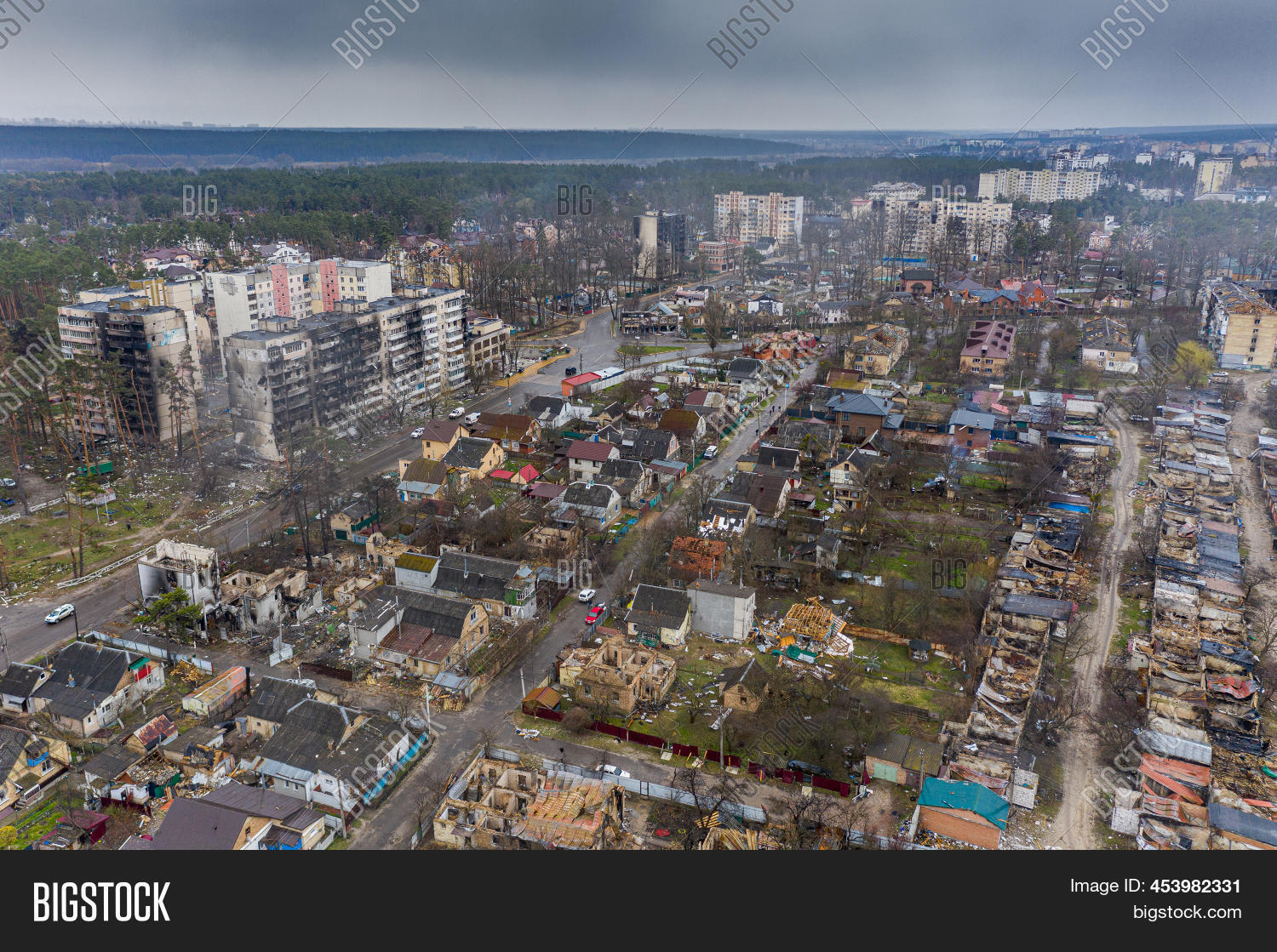 Aerial View Destroyed Image & Photo (Free Trial) | Bigstock