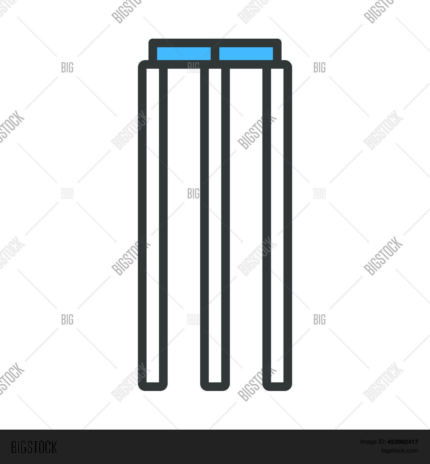 Cricket Wicket Icon. Vector & Photo (Free Trial) | Bigstock