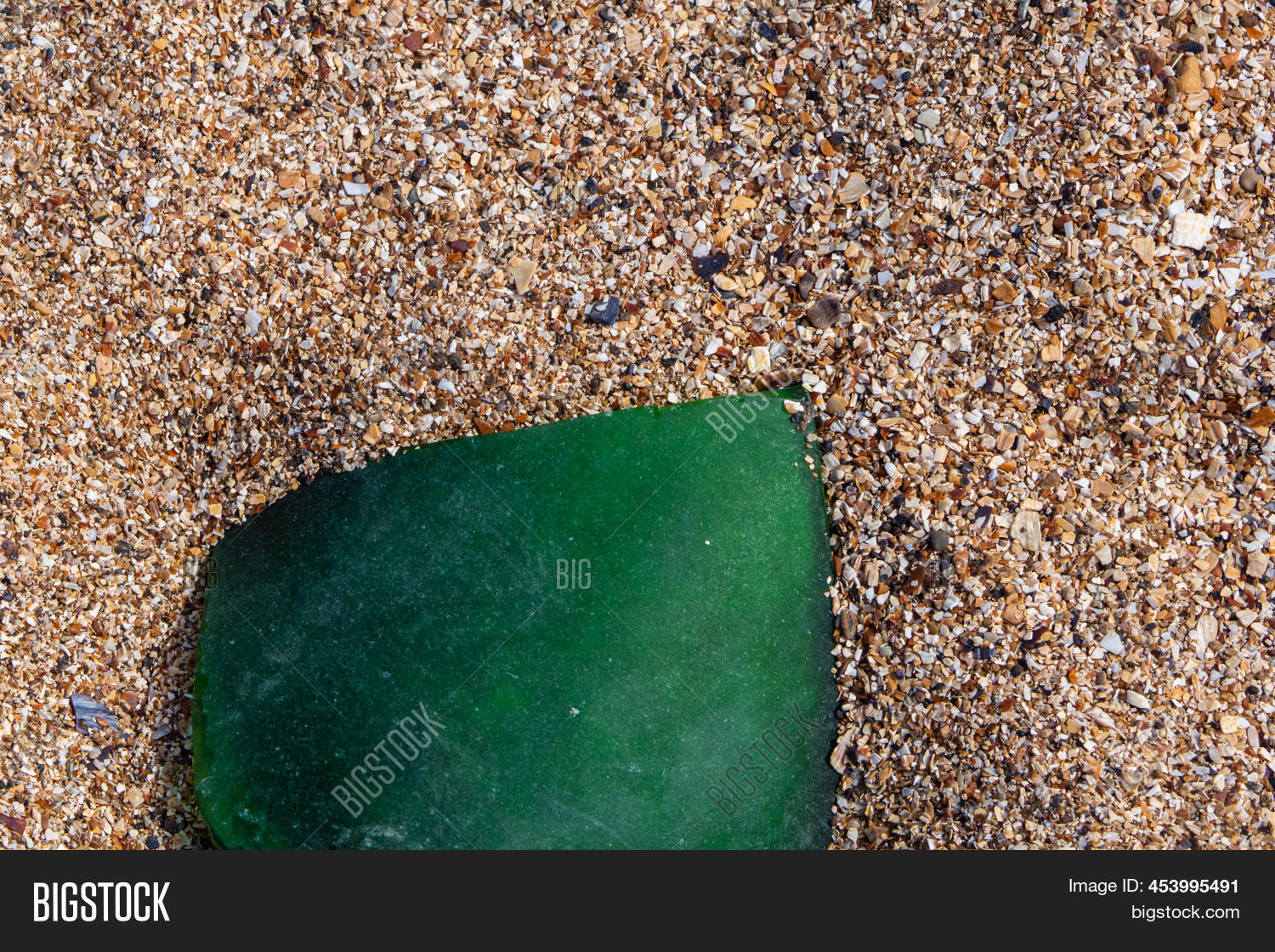 Piece Glass On Sand. Image & Photo (Free Trial) | Bigstock