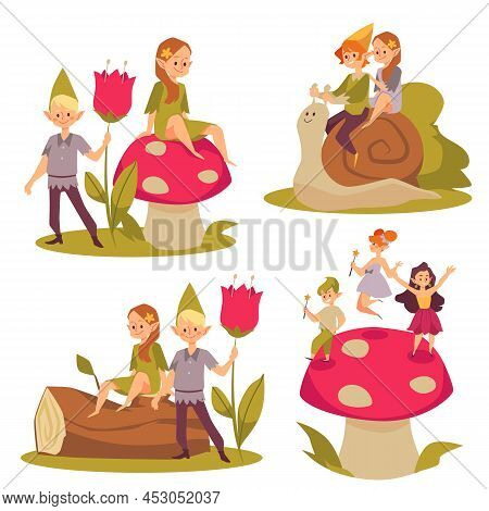 Scenes Fairy Pixie Vector & Photo (Free Trial) | Bigstock