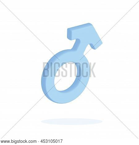 Male Blue Symbol Icon Vector & Photo (Free Trial) | Bigstock