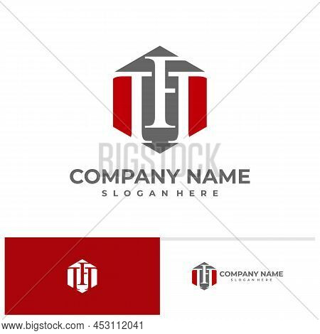 Initial T F T Logo Vector & Photo (Free Trial) | Bigstock