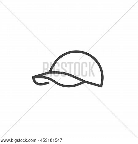 Baseball Cap Line Vector & Photo (Free Trial) | Bigstock