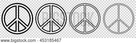 Set Outline Peace Vector & Photo (Free Trial) | Bigstock