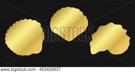 Set Golden Shell 벡터 및 사진(무료 체험) | Bigstock