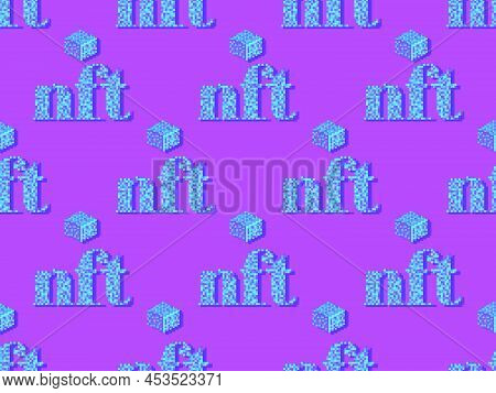 Nft Token Pixel Art Vector & Photo (Free Trial) | Bigstock