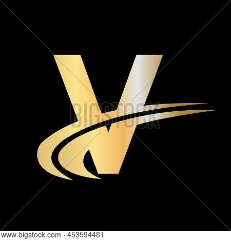 Elegant Stylish V Vector & Photo (Free Trial) | Bigstock
