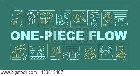 One Piece Flow Word Vector & Photo (Free Trial) | Bigstock