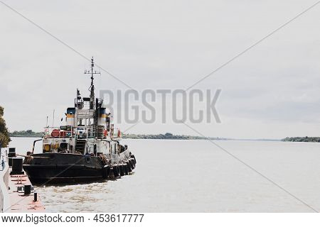 Big Old Ship On Pier. Image & Photo (Free Trial) | Bigstock