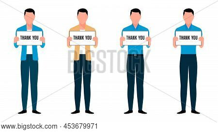 People Holding Sign Vector & Photo (Free Trial) | Bigstock