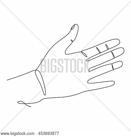 Wave Hand Gesture Vector & Photo (Free Trial) | Bigstock