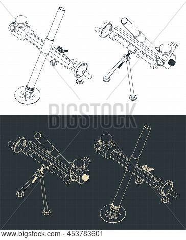 Mortar Weapon System Vector & Photo (Free Trial) | Bigstock