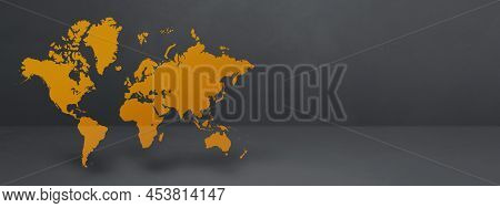Yellow World Map Image & Photo (Free Trial) | Bigstock