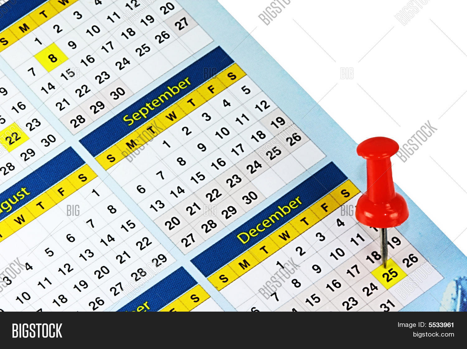 Calander Image & Photo (Free Trial) | Bigstock