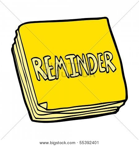 Cartoon Reminder Vector & Photo (Free Trial) | Bigstock