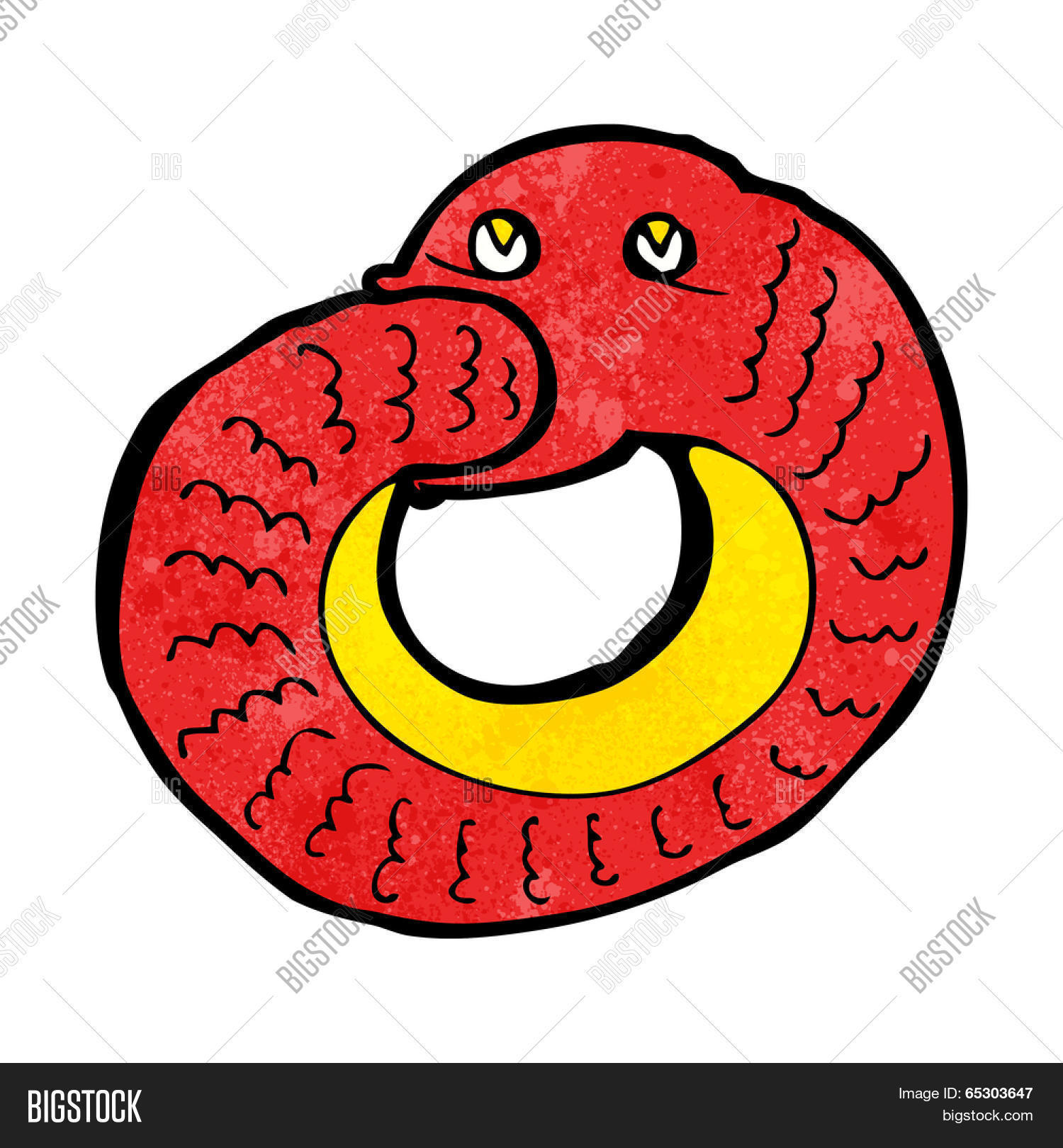 Cartoon Snake Eating Image & Photo (Free Trial) | Bigstock